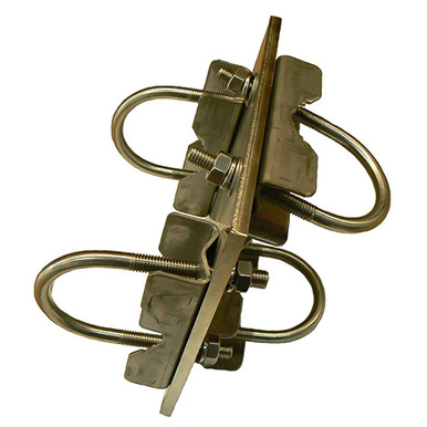 ZCG Dual Right Angle Clamp Bracket, Stainless Steel, 32-50mm Pole, 32 ...