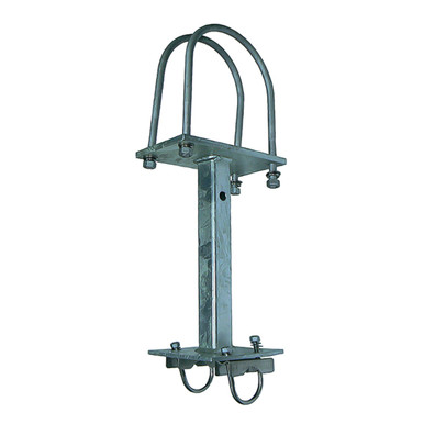 ZCG Stand-Off Pole Bracket, Galvanised Steel, 300mm Stand-Off, 150 ...