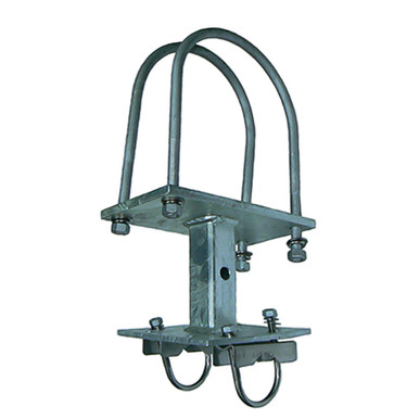 ZCG Stand-Off Pole Bracket, Galvanised Steel, 70mm Stand-Off, 75-90mm ...