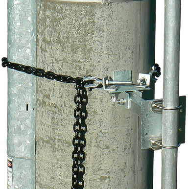 ZCG Chain-Mount Stand-Off Pole Bracket, Galvanised Steel, 300mm Stand ...