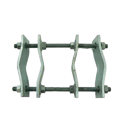 ZCG Parallel Adjustable Clamp Bracket, Galvanised Steel, 40-90mm Pole ...