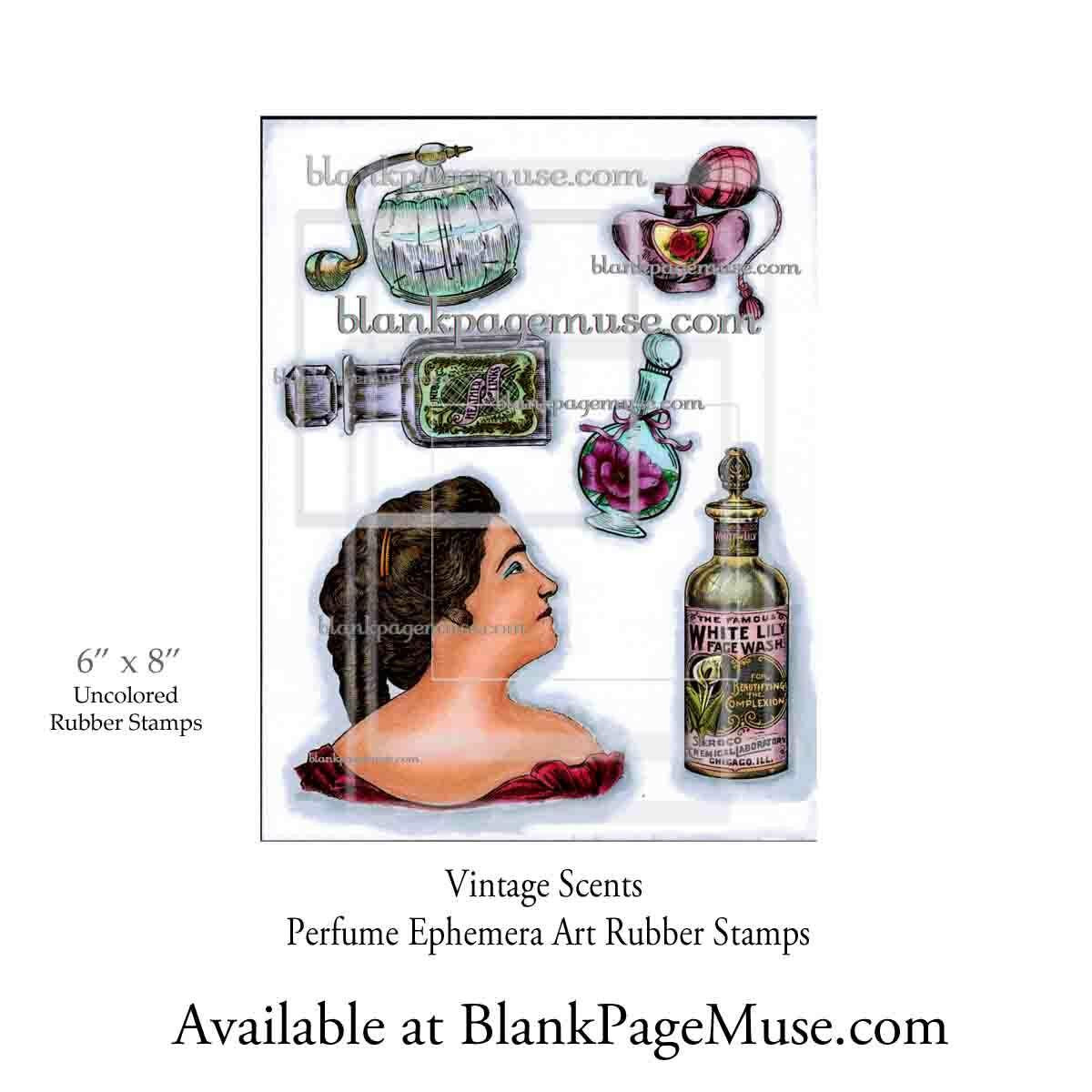 Correspondence Pens, Ink & Postage Art Rubber Stamp Sheet by Katy ...