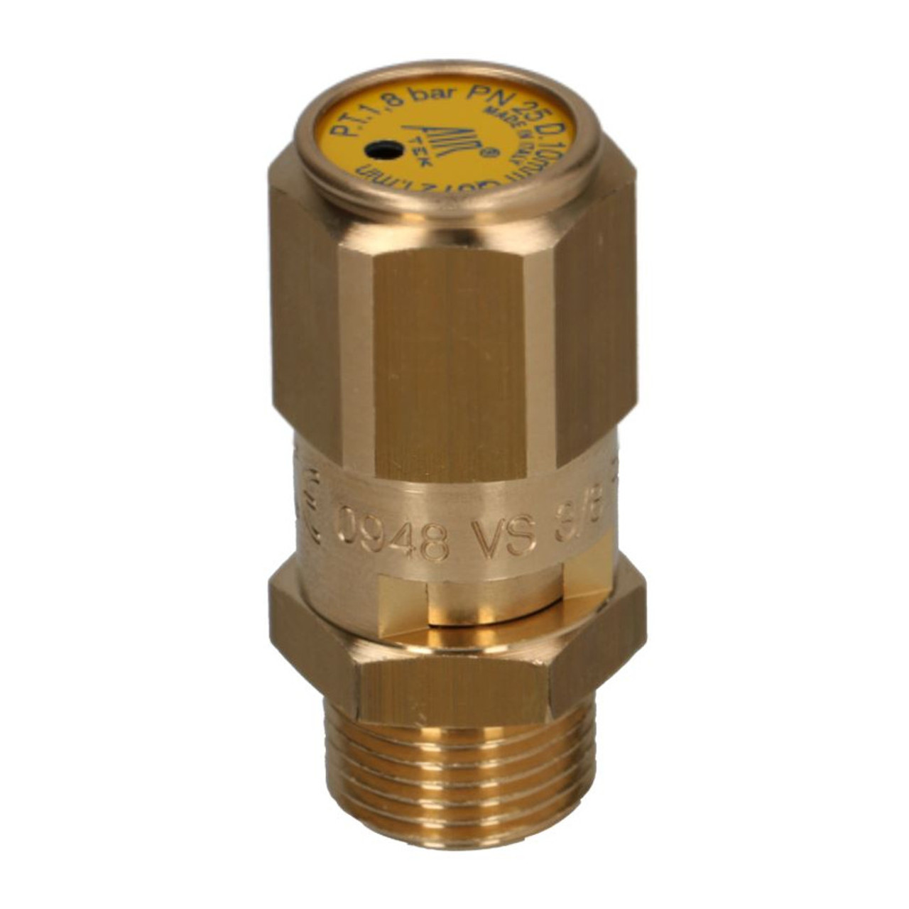 Boiler Pressure Release Safety Valve 1.8 BAR - 3/8 Boiler Pressure Release Safety Valve 1.8 BAR - 3/8