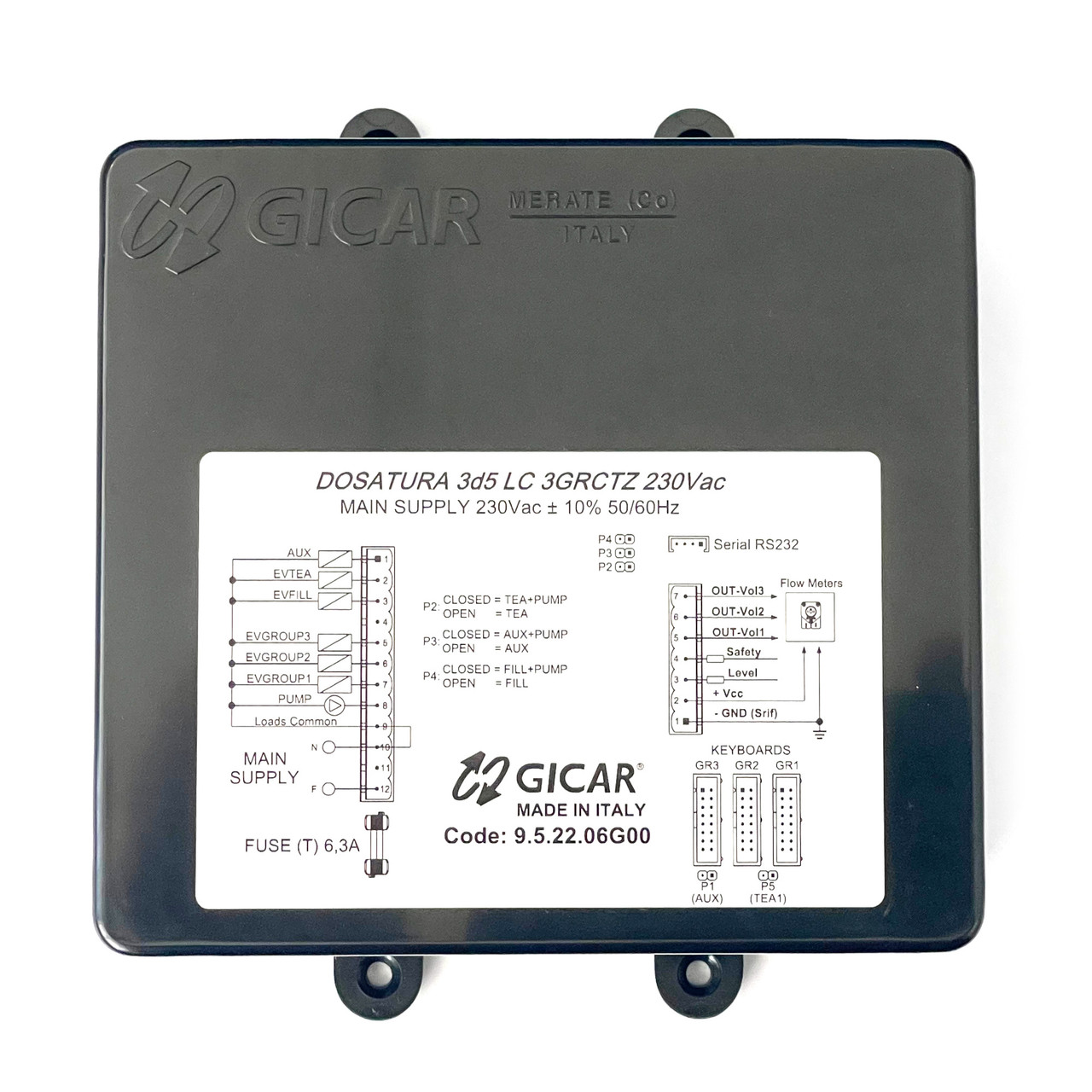 Doser control box 2-3 Groups - MARZOCCO - 230V - GICAR 9.5.22.06G (16 ...