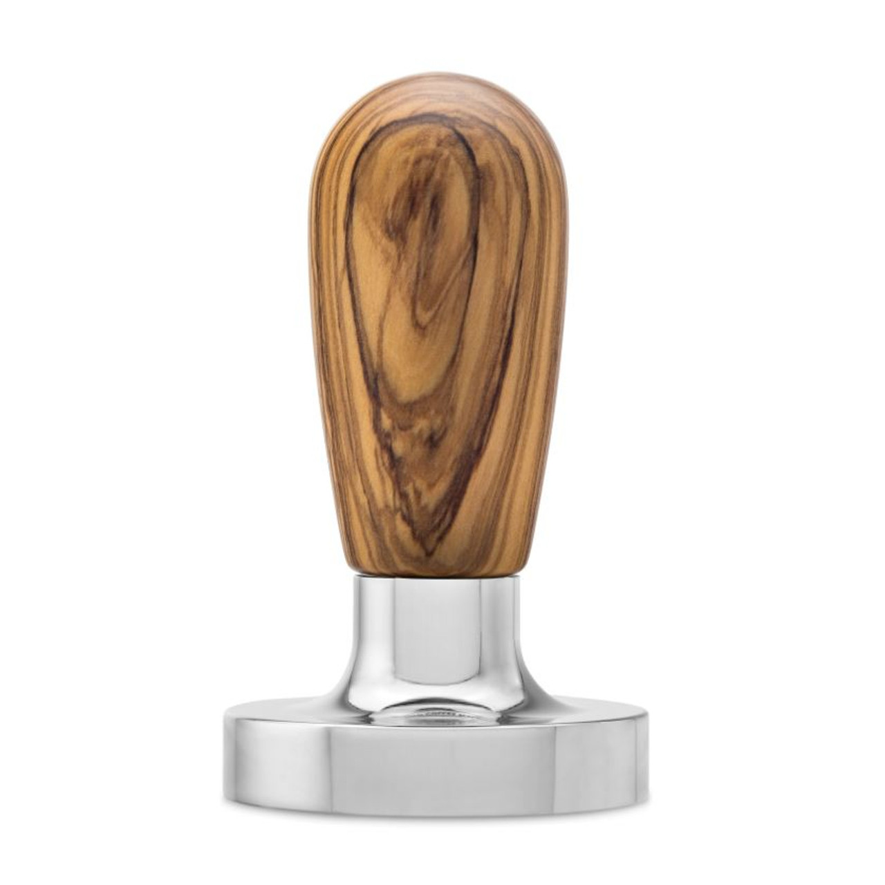ECM Coffee Tamper 58mm Flat - OLIVE WOOD HANDLE and STAINLESS STEEL ...