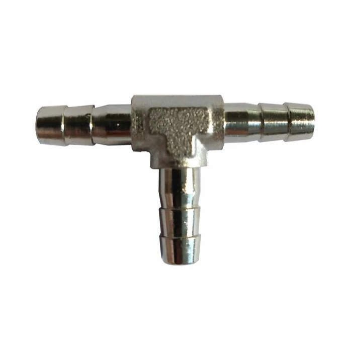 Tube / Pipe Connector - T Shaped - 6mm Barbed - METAL - ECM P2558 ...