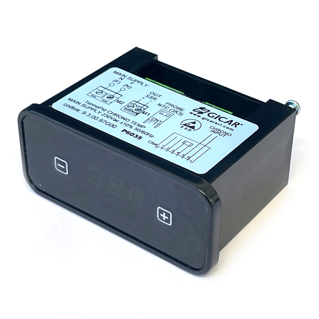 PID Digital Temperature Controller - BLACK BEZEL - 230VAC - GICAR 9.9. ...