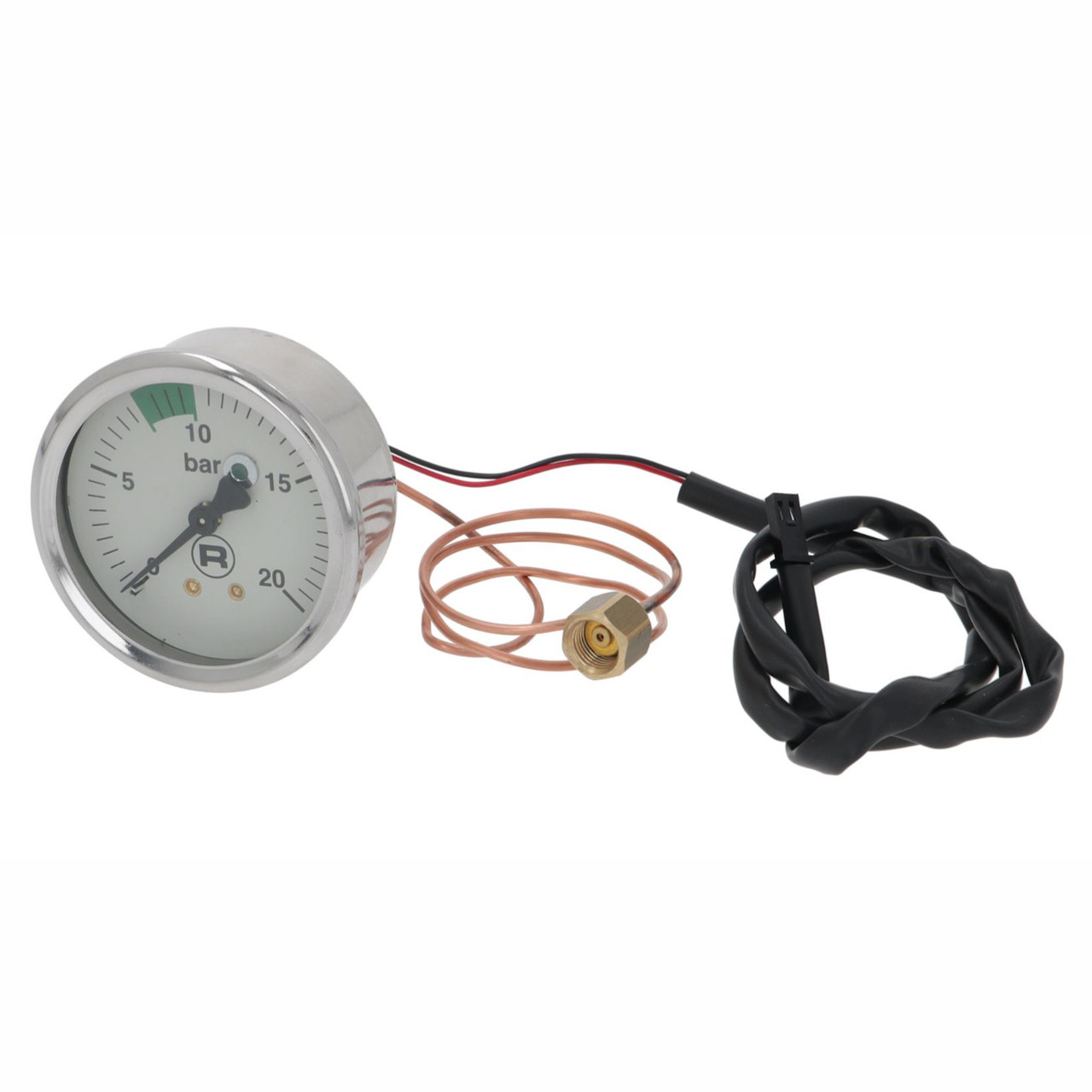 Pump Brew Pressure Gauge Manometer 20 BAR - Beige Face - OD 66.5mm ...