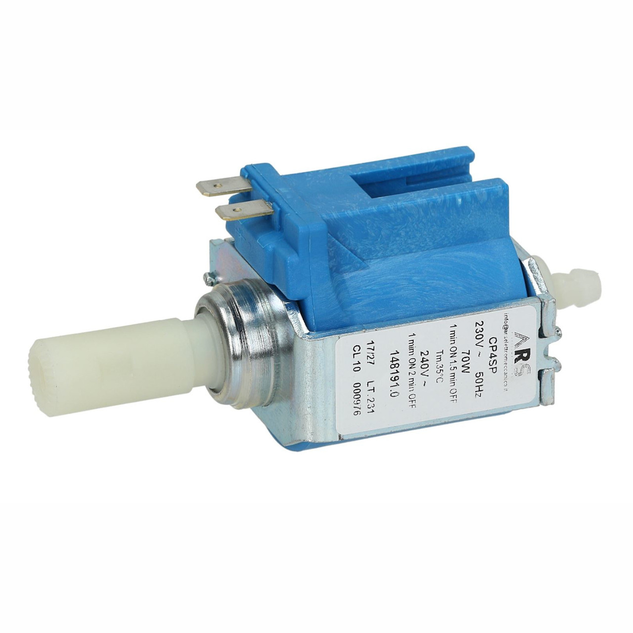 ARS / INVENSYS Espresso Machine Vibration Pump CP4SP - PLASTIC OUT 1/8 ...