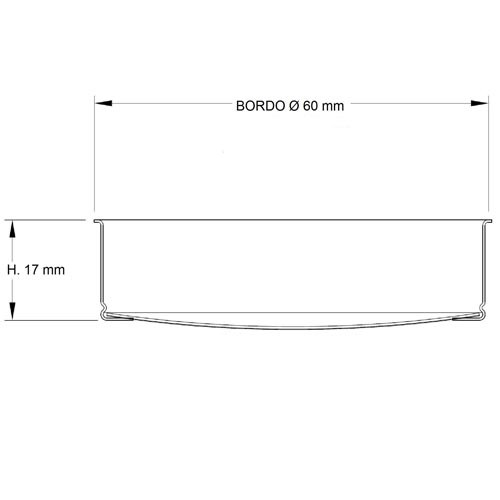Precision shower screen e61 58 mm - IMS E61200IM - OD60 mm 200 µm 98x3 ...