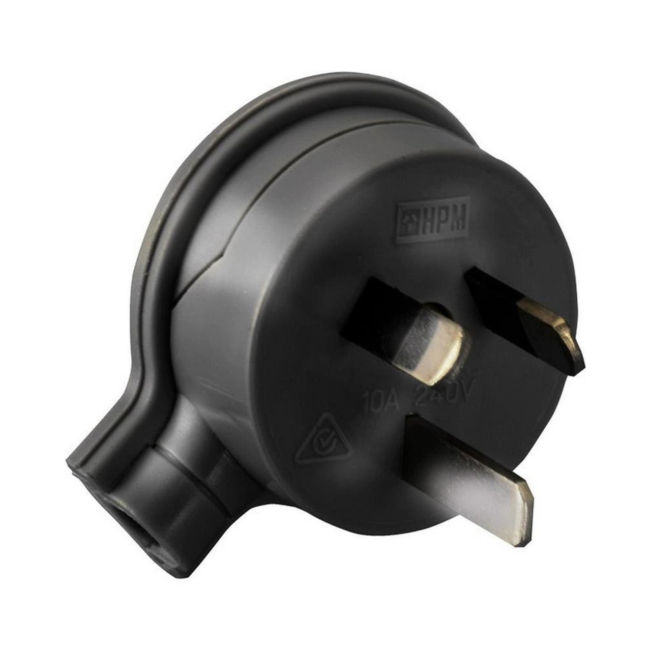 HPM Electrical Plug - Side Entry - 240V - 10A - BLACK - ESPRESSO ...