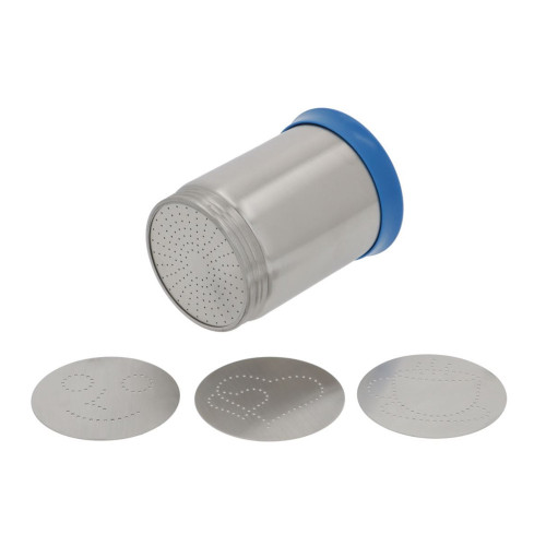 Cocoa Duster with stencils - Stainless Steel - MOTTA 30 - ESPRESSO ...