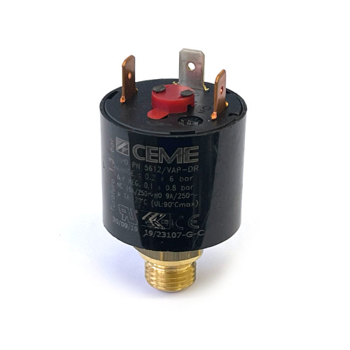 Pressure Switch 0.2 BAR - 6 BAR - 1/4" BSPM - 15A - CEME - ESPRESSO ...