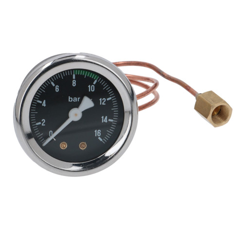 Pump Pressure Gauge / Manometer 16BAR - OD 57mm Hole 49mm 1/8" BSPF ...