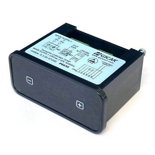 PID Digital Temperature Controller - BLACK BEZEL - 230VAC - GICAR 9.9. ...