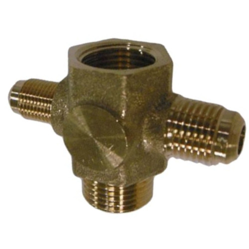 Fitting 4 WAY T-Shaped - 3/8"M - 1/4"M - 3/8"F - 1/8"M - CREM EXPOBAR ...