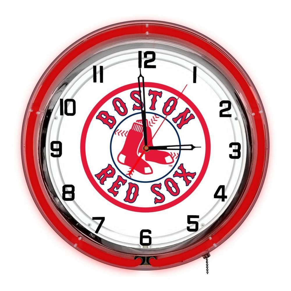 656-2003 Boston Redsox 18" Neon Clock, FREE SHIPPING