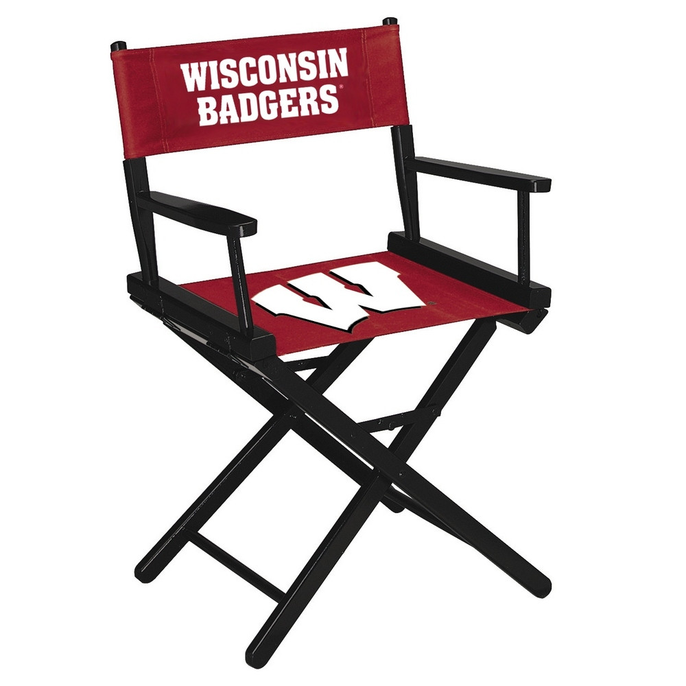 Wisconsin Badgers Table Height Directors Chair, FREE SHIPPING