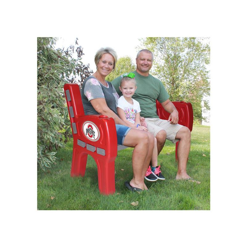 388-3015 Ohio State Buckeyes Team 4' Park Bench, FREE SHIPPING