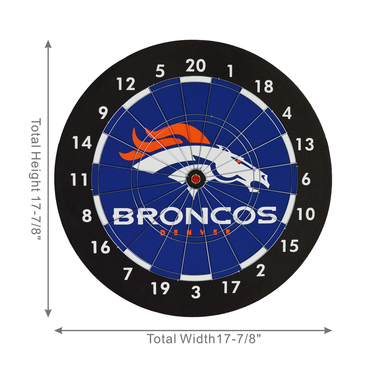 69-4003, Denver Broncos Dartboard Gift Set, FREE SHIPPING