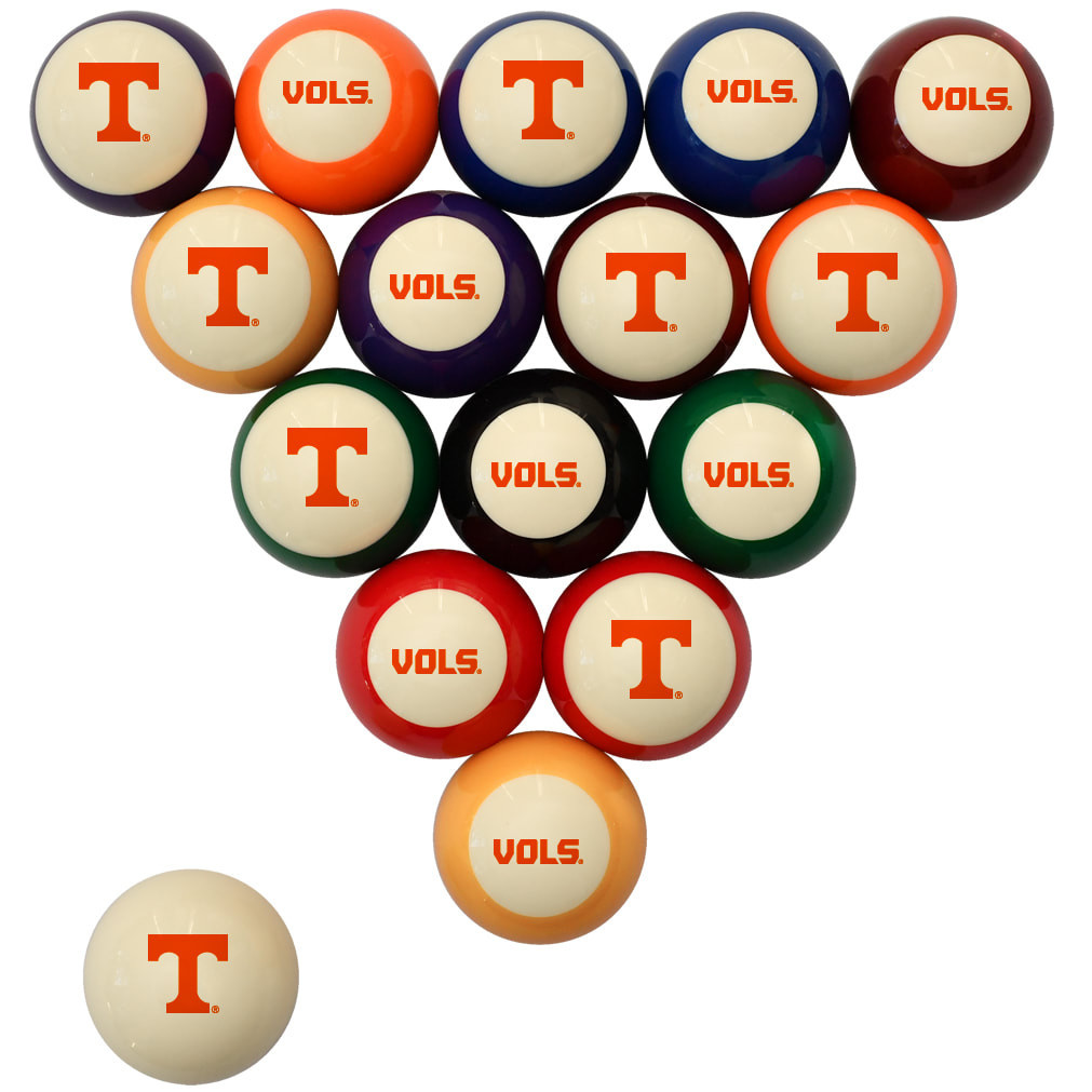Tennessee Volunteers Retro Billiard Ball Set, 560-3011