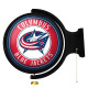 Columbus Blue Jackets: Original Round Rotating Lighted Wall Sign ...