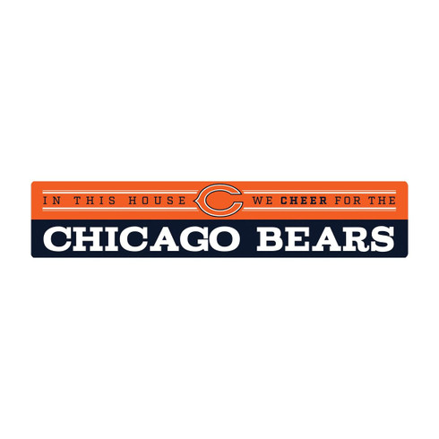 694-1019, Chicago Bears We Cheer Wall Art, FREE SHIPPING