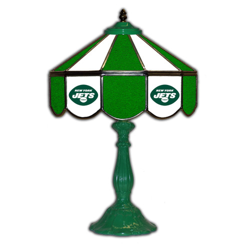 New York Jets 21" Glass Table Lamp, 159-1038