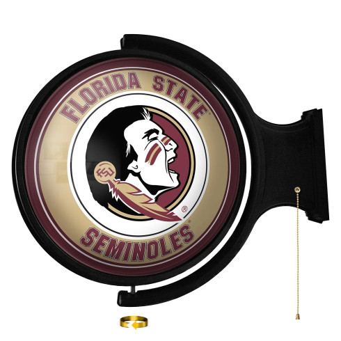 Florida State Seminoles Original Round Rotating Lighted Wall Sign