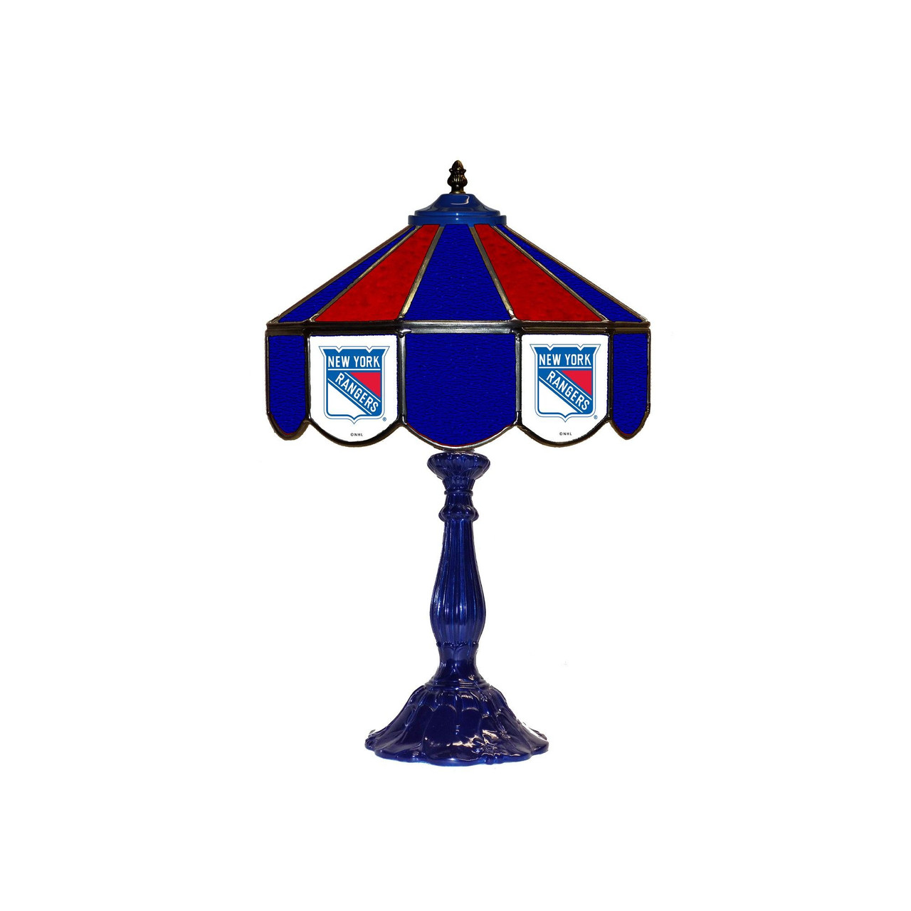 New York Rangers 21" Glass Table Lamp