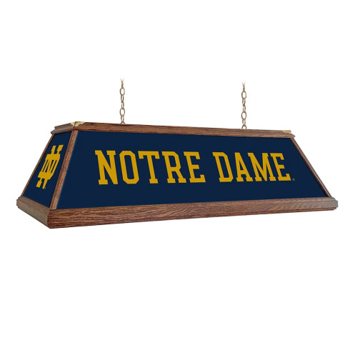 The Fan-Brand Notre Dame Fighting Irish: Premium Wood Pool Table Light ...
