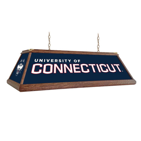 The Fan-Brand UConn Huskies: Premium Wood Pool Table Light, NCUCON-330-01