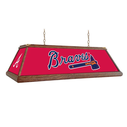 Atlanta Braves: Premium Wood Pool Table Light "B" Version, MBBRAVES-330-01B