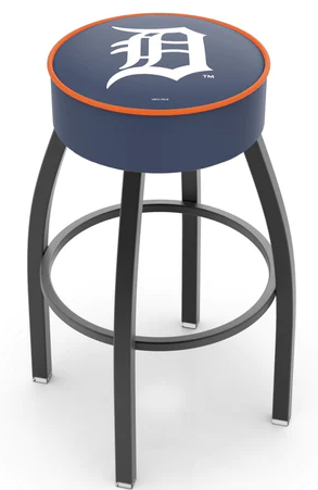 Detroit Tigers L8B1 Backless MLB Bar Stool , Holland Bar Stool Co