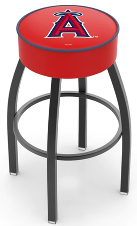 Los Angeles Angels L8B1 Backless MLB Bar Stool , Holland Bar Stool Co
