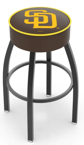 San Diego Padres L8B1 Backless MLB Bar Stool , Holland Bar Stool Co