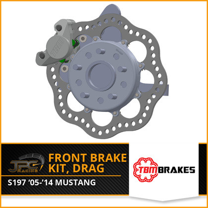 TBM Brakes - 2005-14 Mustang S197 Medium Duty Drag Racing Front Brake ...