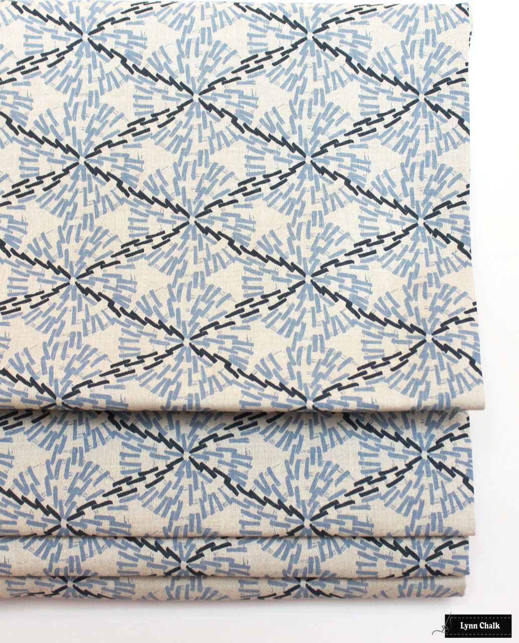 Lake August Tula Denim Custom Roman Shade in Mudroom (Jennifer Hickey ...