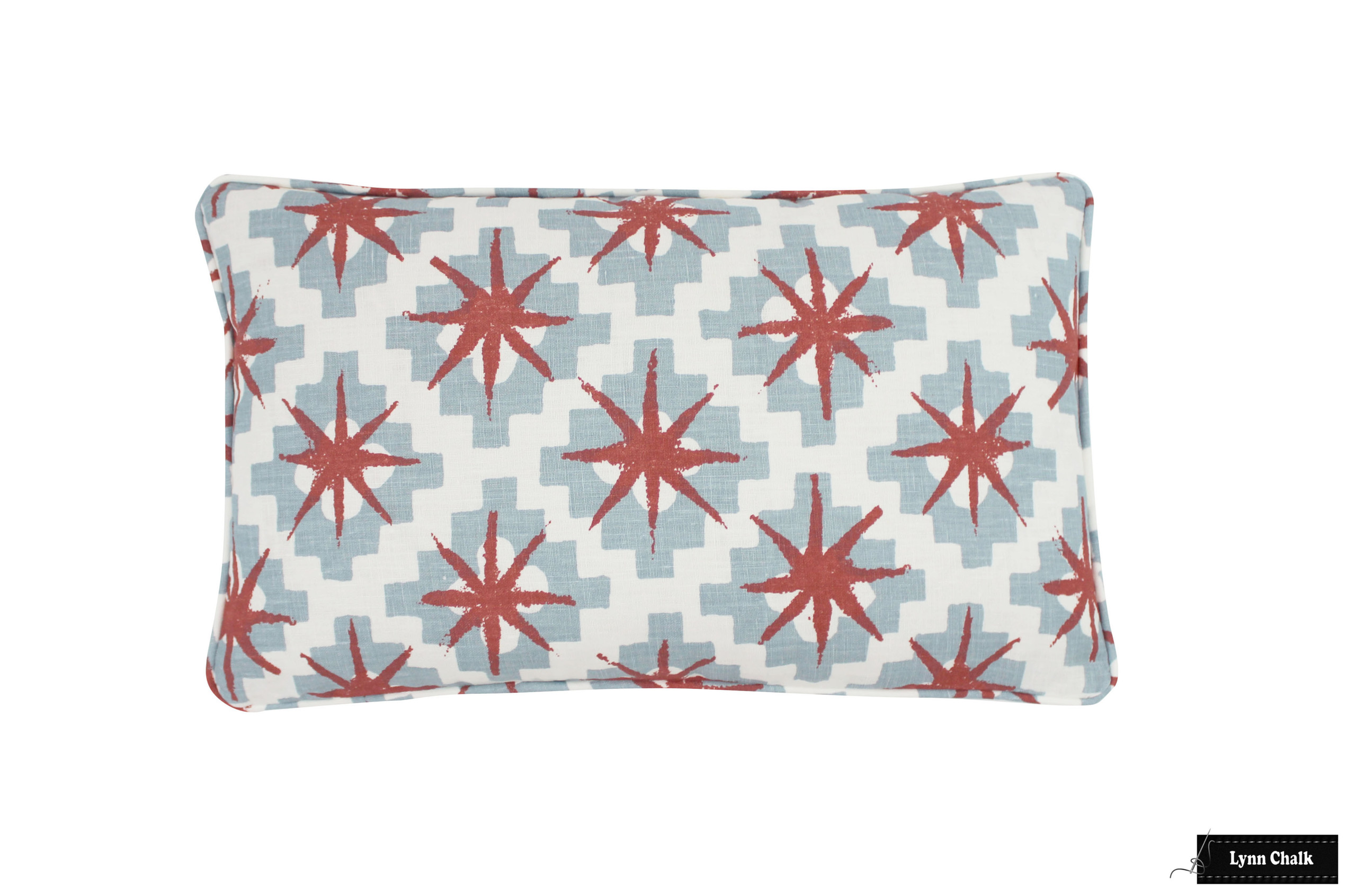 Peter Dunham Starburst Roman Shades (shown in Blue Red 111STB03-comes ...