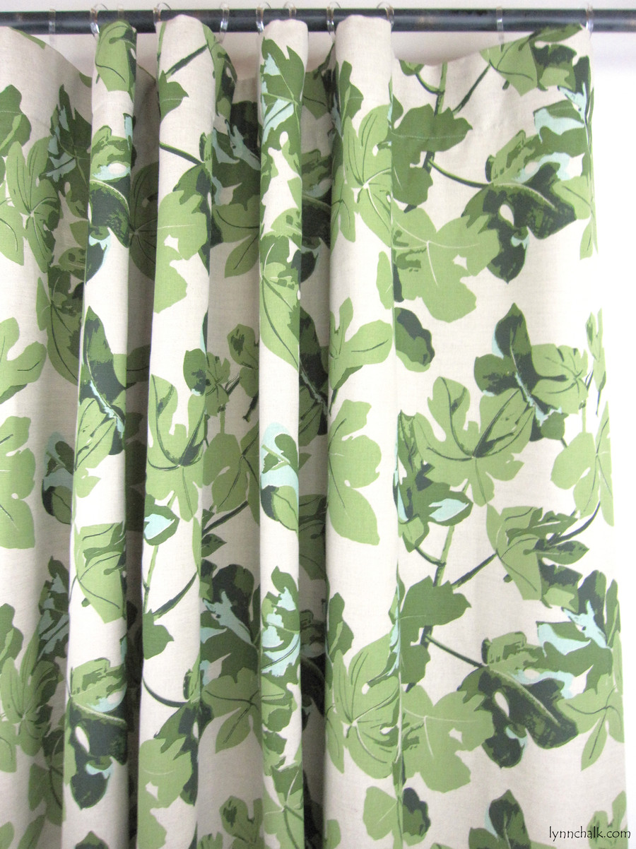 Peter Dunham Fig Leaf Roman Shades in Original on White (also comes in ...