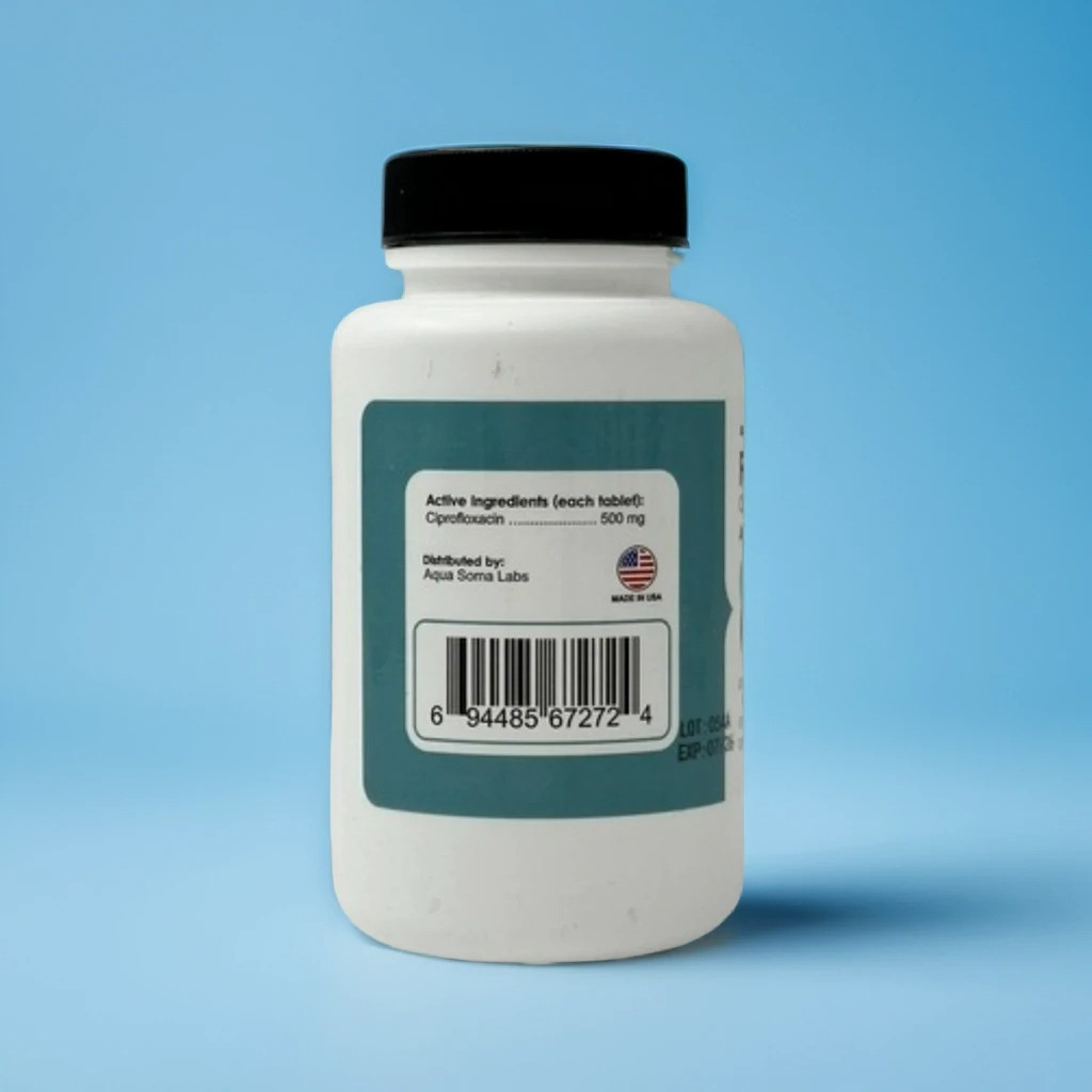 Fish Flox Ciprofloxacin 500mg 60 Capsules – Fish Antibiotics