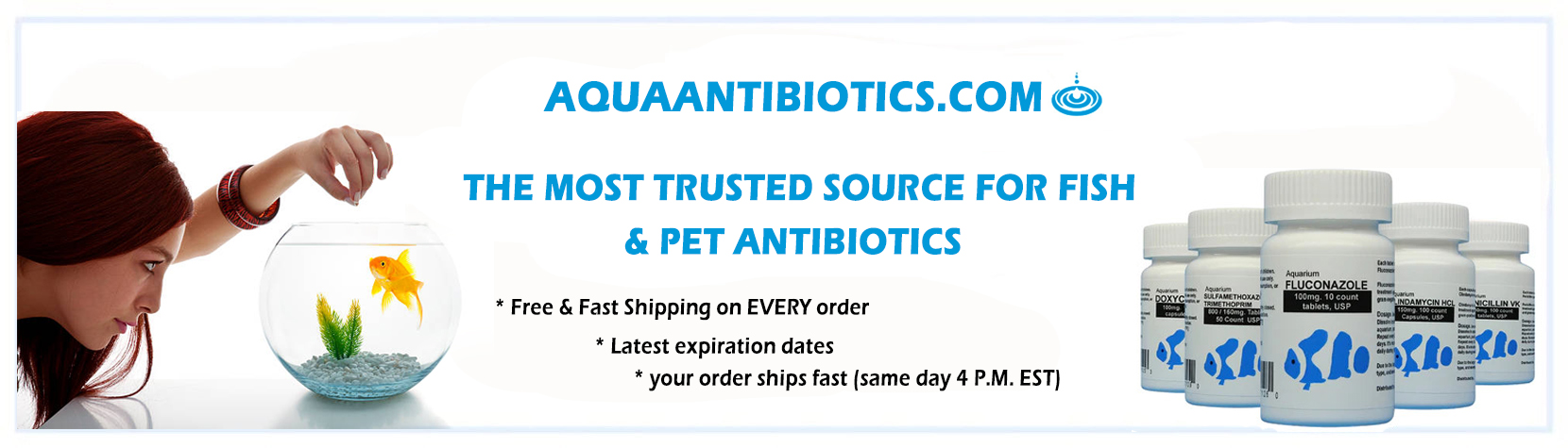 Aqua antibiotics : Trusted Pharmacy for Fish Medicine