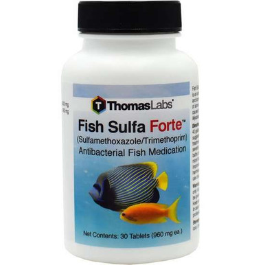 Fish sulfa forte Thomas Labs 30 Tablets | fish antibiotics