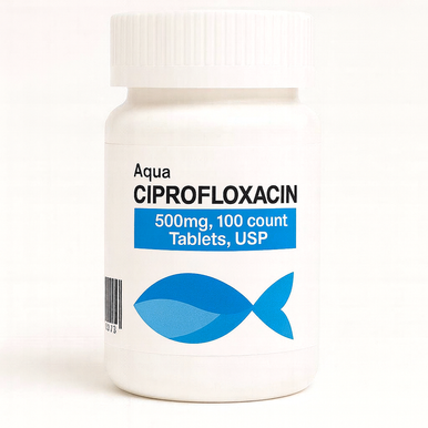 Fish Ciprofloxacin 500mg 100 Tablets | Fish Antibiotics