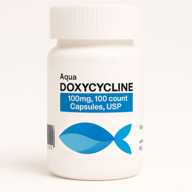 Fish Doxycycline 100mg 100 Capsules | Fish Antibiotics