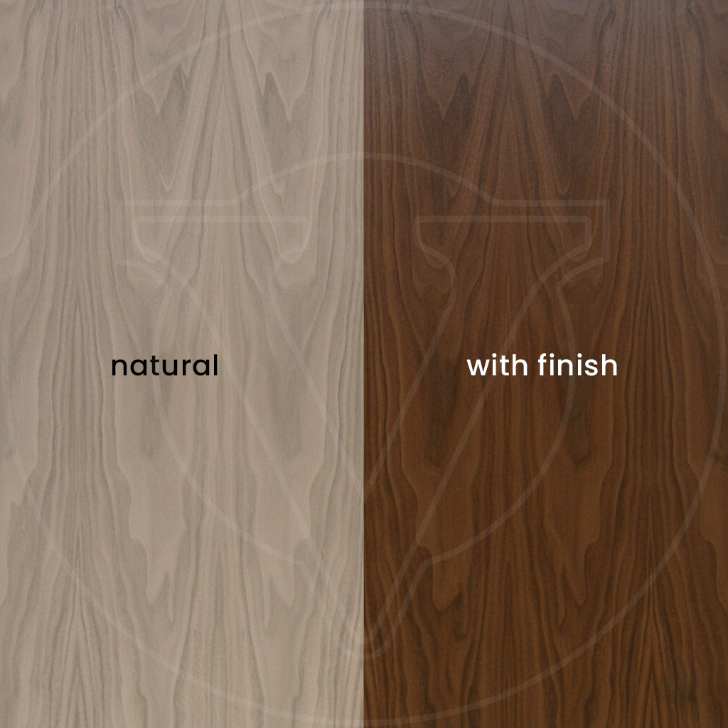 Flat Cut Walnut Veneer Sheets | Plain Sliced American Black Walnut ...