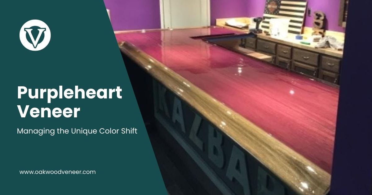 Purpleheart Veneer: Managing the Unique Color Shift - Oakwood Veneer