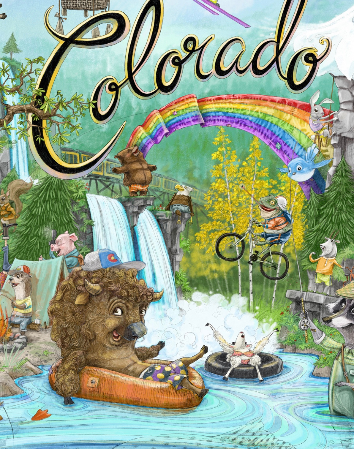 Colorful Colorado | Greeting Card