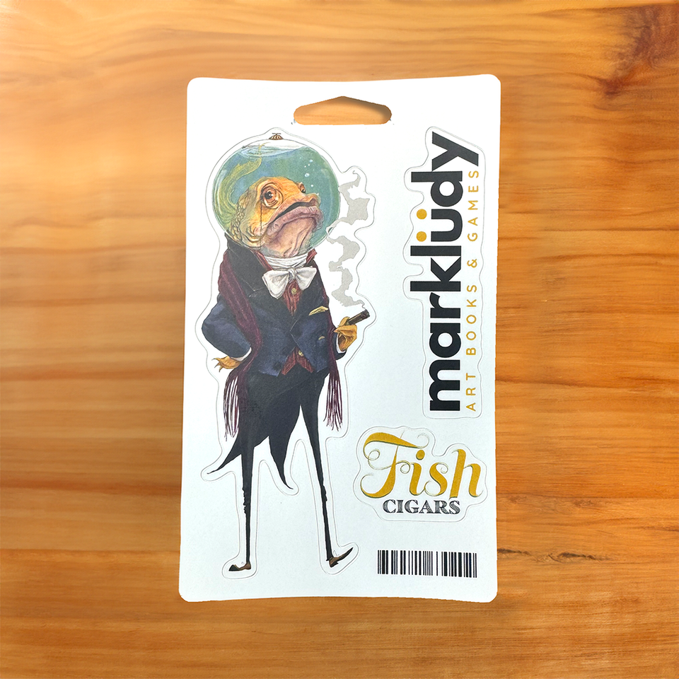Edgar: Fish Cigars | Sticker