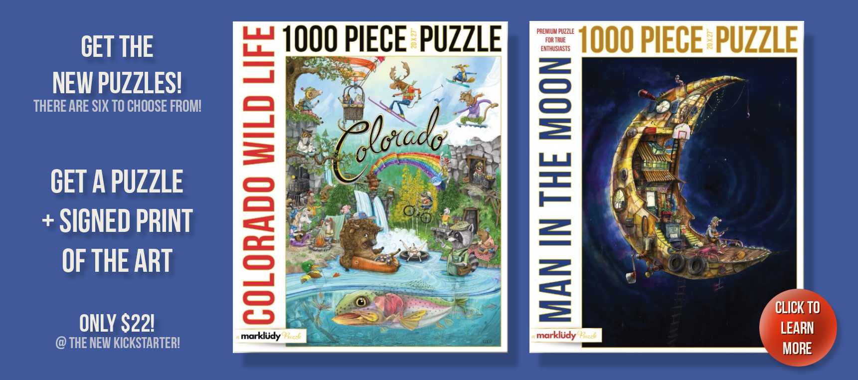 NEW KICKSTARTER! GET THE NEW PUZZLES! - Mark Ludy Art & Books